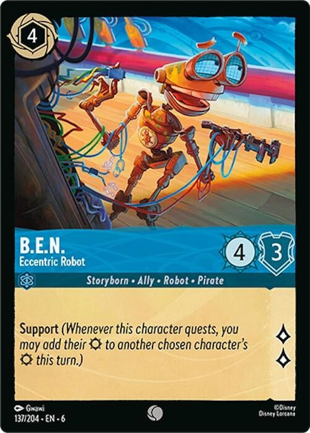 B.E.N. - Eccentric Robot (137/204) (Azurite Sea) – LAB7